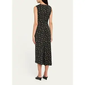 Veronica Beard Theodora Sleeveless Midi Dress
