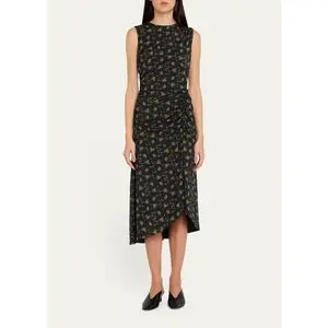 Veronica Beard Theodora Sleeveless Midi Dress