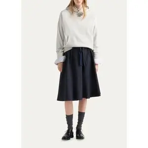 Prada Wool-mohair Knee-length Skirt