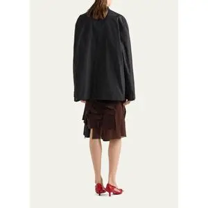 Prada Silk Taffeta Double-breasted Jacket
