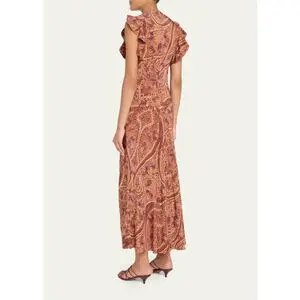 Ulla Johnson Ameline Sleeveless Silk Maxi Dress