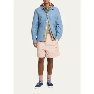 Moncler Palm Logo Striped Short-sleeve T-shirt