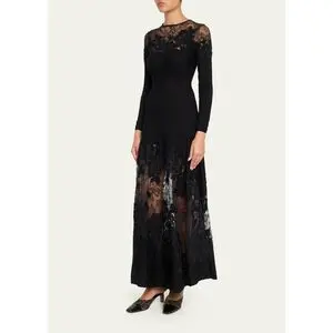 Ulla Johnson Clece Long-sleeve Lace Dress