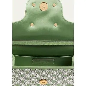Valentino Garavani Locò Small Embroidered Shoulder Bag