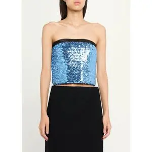 Marc Jacobs Sequined Strapless Top
