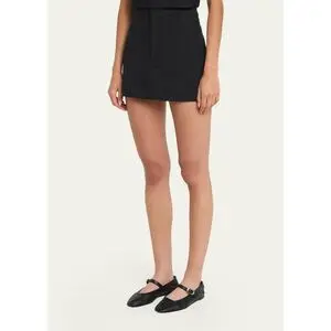 Still Here Kelly Nylon Mini Skirt