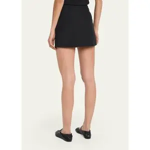 Still Here Kelly Nylon Mini Skirt