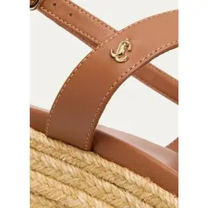 JIMMY CHOO Theia 60mm Espadrille Wedge Sandals