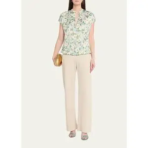 Vince Colette High-rise Linen Bias Pants