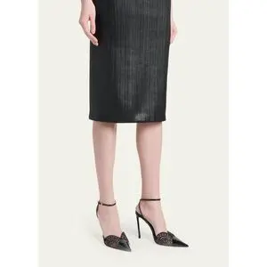 TOM FORD 85mm Lace Patent Leather Pumps