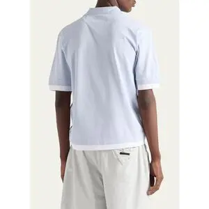 Prada Double-layer Polo Shirt