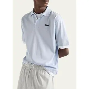 Prada Double-layer Polo Shirt