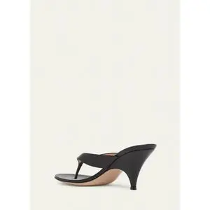 GIANVITO ROSSI 70mm Sofia Leather Thong Sandals