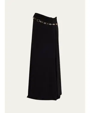 Christopher Esber Tortoise Chain Belt Maxi Skirt