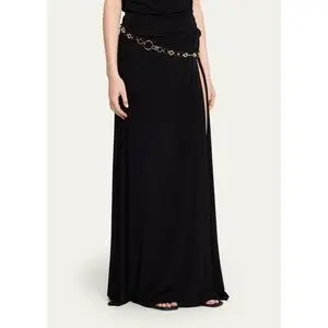 Christopher Esber Tortoise Chain Belt Maxi Skirt