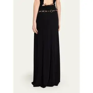 Christopher Esber Tortoise Chain Belt Maxi Skirt