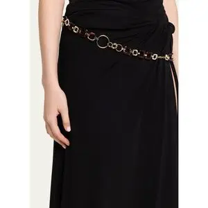 Christopher Esber Tortoise Chain Belt Maxi Skirt