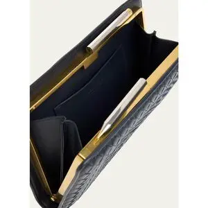 Bottega Veneta Agenda Leather Clutch Bag