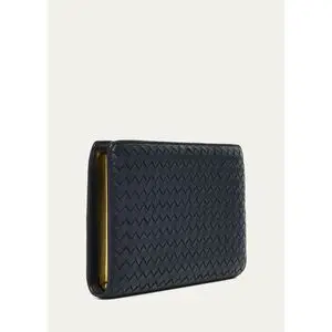 Bottega Veneta Agenda Leather Clutch Bag