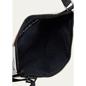 Issey Miyake Cosmic Abstract-print Geometric Crossbody Bag - White Base