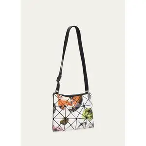 Issey Miyake Cosmic Abstract-print Geometric Crossbody Bag - White Base