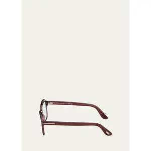 TOM FORD 54mm Blue Block Rectangular Eyeglasses