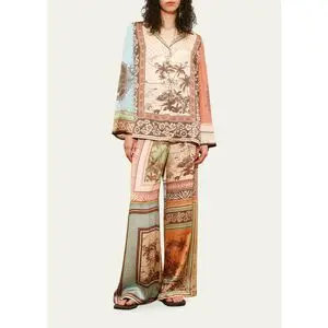 ALEMAIS Alberta Silk Shirt