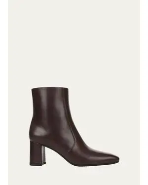 Vince Tegan Leather Ankle Boots - Ganache