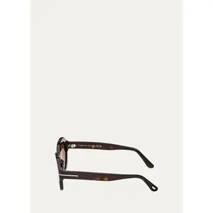 TOM FORD Meryl 53mm Oval Sunglasses