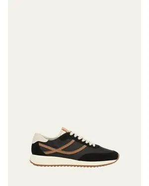 Vince Santa Monica Sneakers - Black/saddle