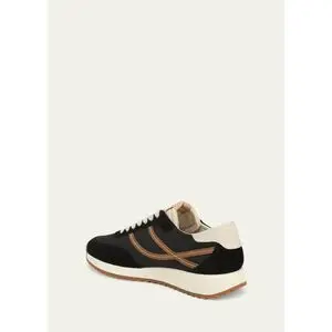 Vince Santa Monica Sneakers - Black/saddle
