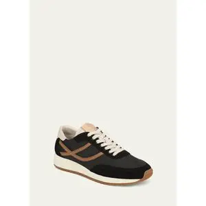 Vince Santa Monica Sneakers - Black/saddle