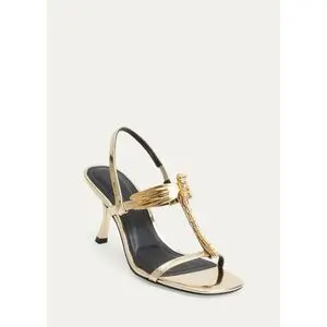 Simkhai 75mm Lula Dragonfly Metallic Leather Sandals