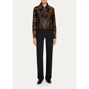 Simkhai Daria Calf Hair Jacket