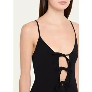 Lisa Marie Fernandez Three-tie One-piece Swimsuit - Black
