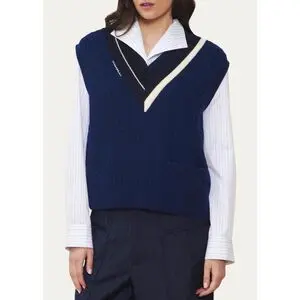 WE-AR4 The Retro Cable-knit Wool Vest