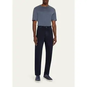 Zegna Cotton Slim Fit Five-pocket Pants