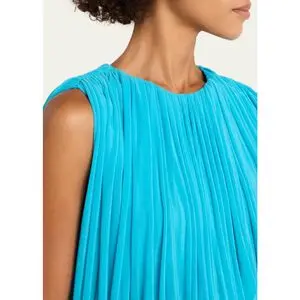 Ronny Kobo Chelly Sleeveless Asymmetric Draped Jersey Top