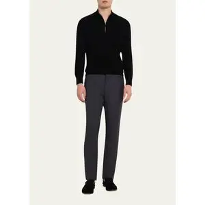 Zegna Cashmere Knit Quarter-zip Sweater
