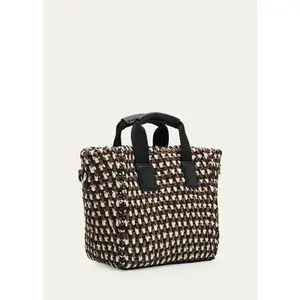 Moncler Caradoc Micro Raffia Crochet Tote Bag - Multi