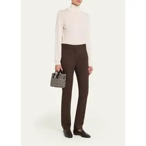 Moncler Caradoc Micro Raffia Crochet Tote Bag - Multi