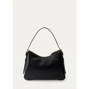Prada Aimee Medium Leather Shoulder Bag - Nero