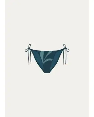VIX PAULA HERMANNY Selma Beaded Tie-side Bikini Bottoms