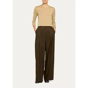 Vince Cashmere-silk Pocket V-neck Sweater