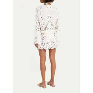 SHANI SHEMER Kelly Embroidered Kaftan Coverup
