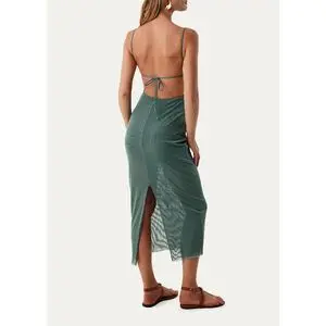 VIX PAULA HERMANNY Lorena Mesh Midi Dress