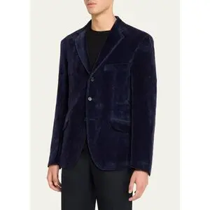 JIL SANDER Velvet Single-breasted Jacket