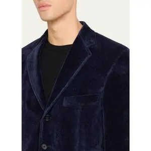 JIL SANDER Velvet Single-breasted Jacket