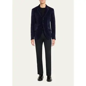 JIL SANDER Velvet Single-breasted Jacket
