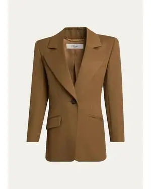 Chloé Virgin Wool Notch-lapel Jacket